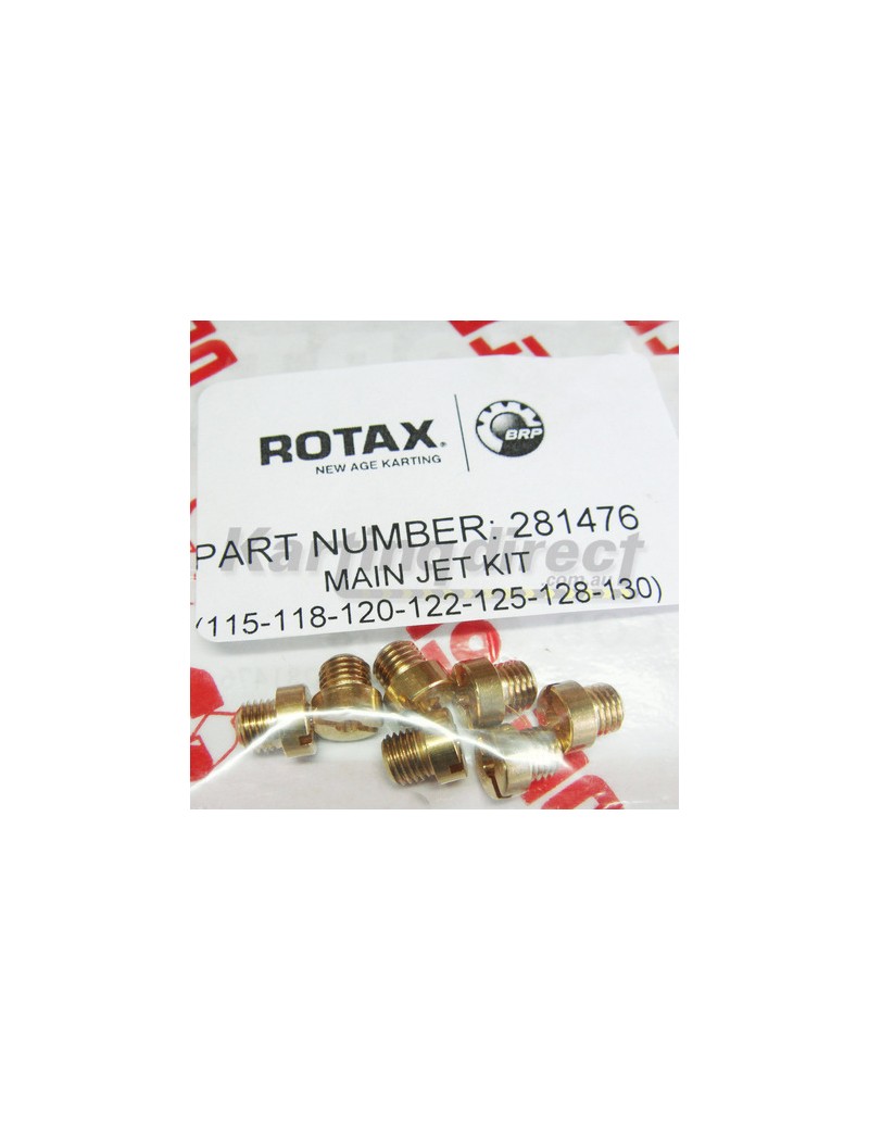 ROTAX MAIN JET KIT 115-118-120-122- 125-128-130