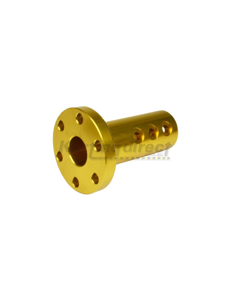 Steering Boss Angled 6 degree Extended – Gold 19mm Shaft