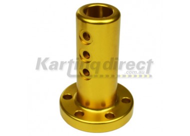 Steering Boss Straight Flat Extended - Gold 20mm Shaft