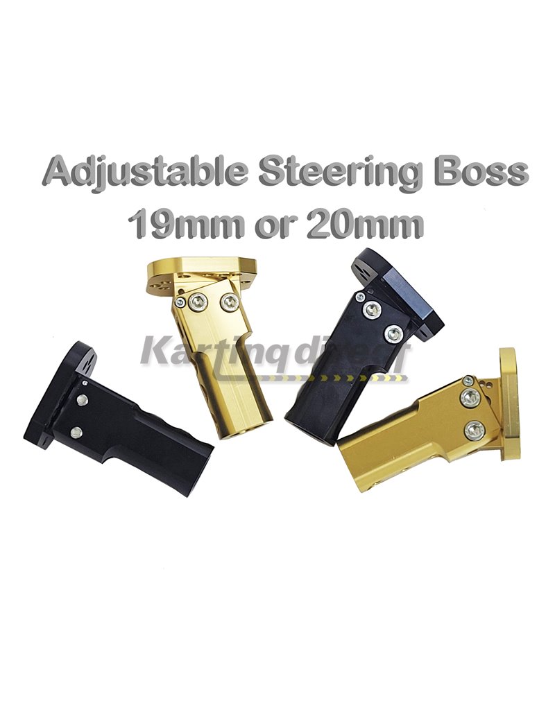 Steering Boss Adjustable Black - Suit 19mm Shaft - Arrow and other ...